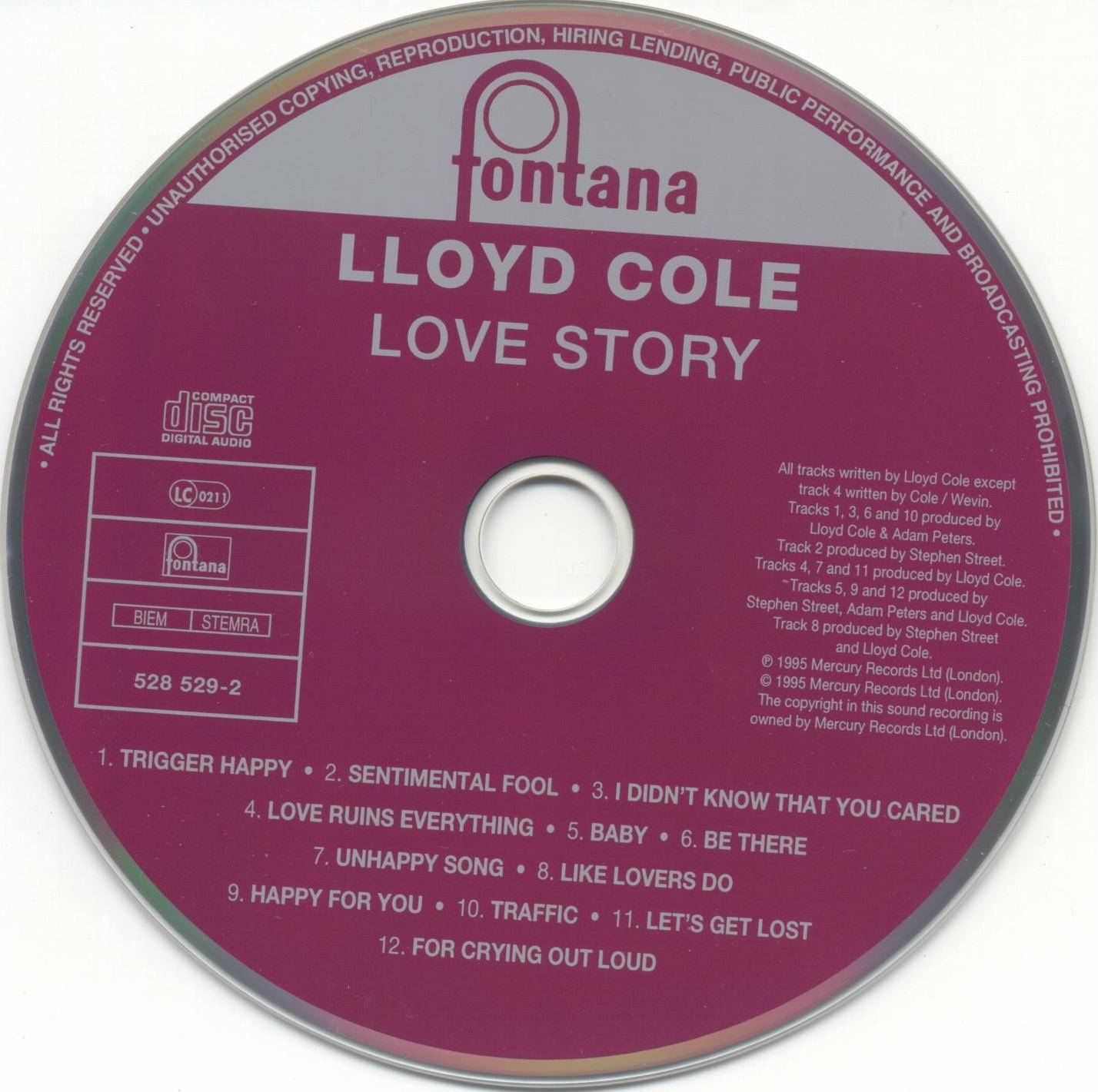 Lloyd Cole Love Story : CD | CD Covers | Cover Century | Over 1.000.000 ...